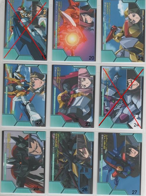 Code Geass R2 1rt Turn :: Mizuki's card land